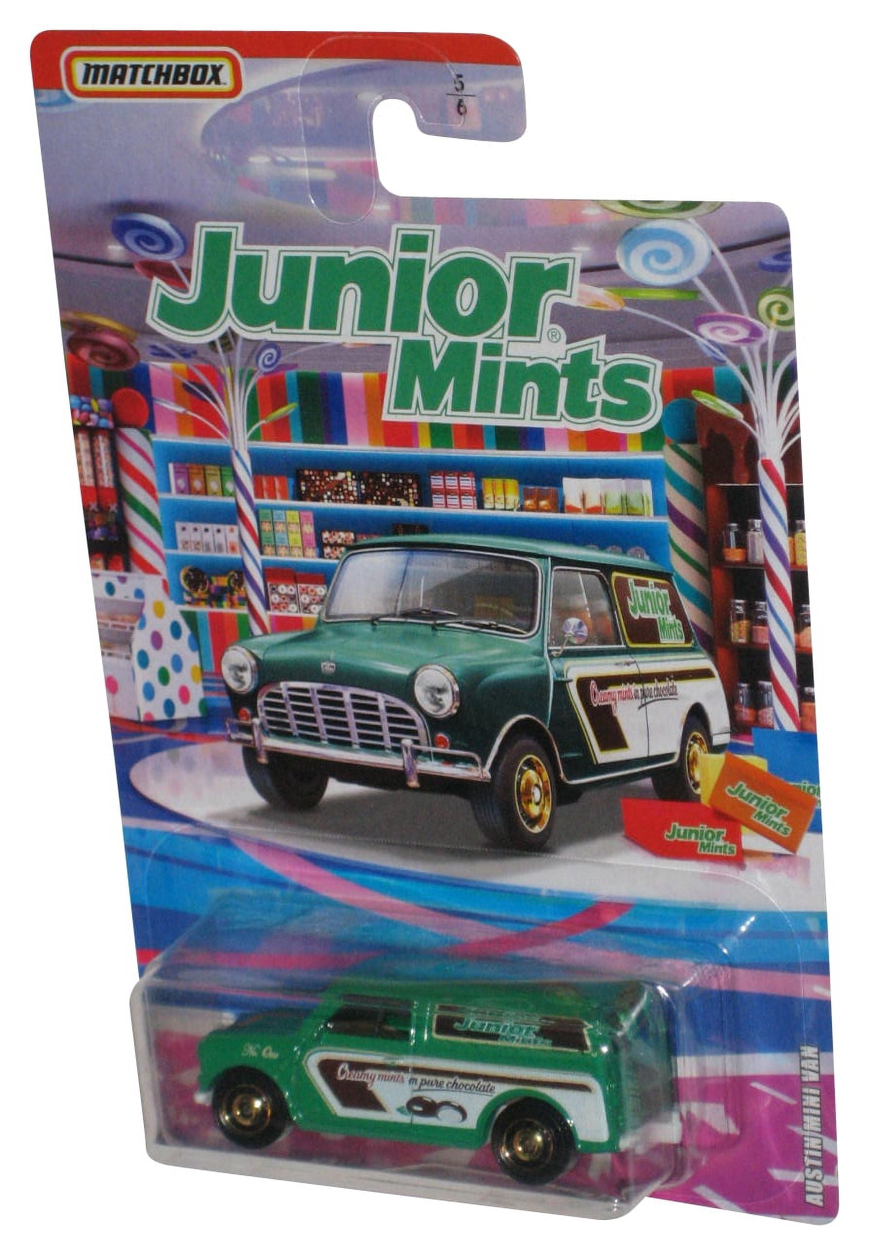 Matchbox Junior Mints Austin Mini Van (2019) Green Die-Cast Metal Toy ...