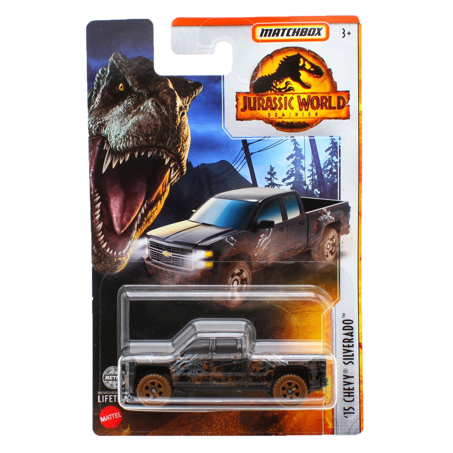 Matchbox Jurassic World 1:64 Scale Die-cast Vehicle, '15 Chevy ...