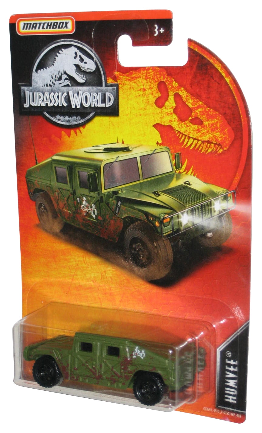 Matchbox Jurassic World (2019) Green Humvee Toy Car - Walmart.com