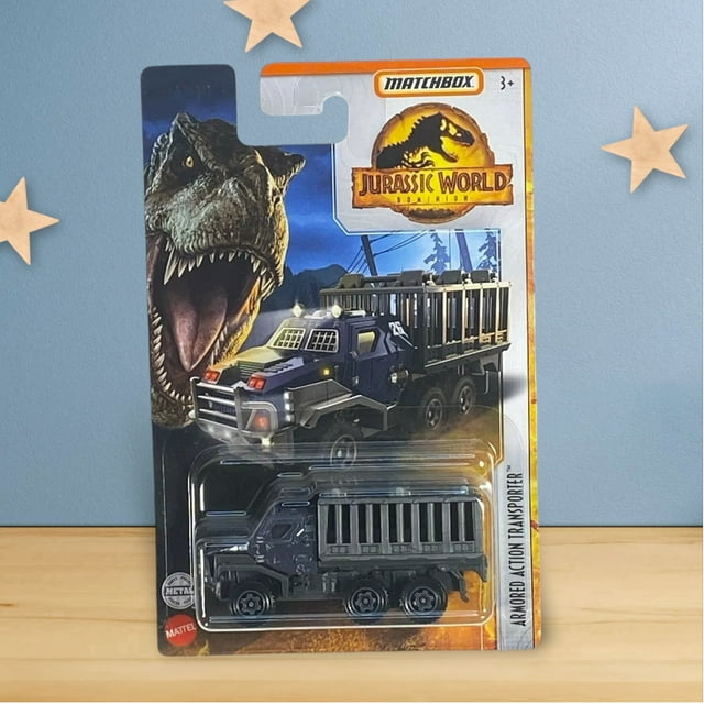 Matchbox Jurassic World Dominion 2021 Armored Action Transporter Toy