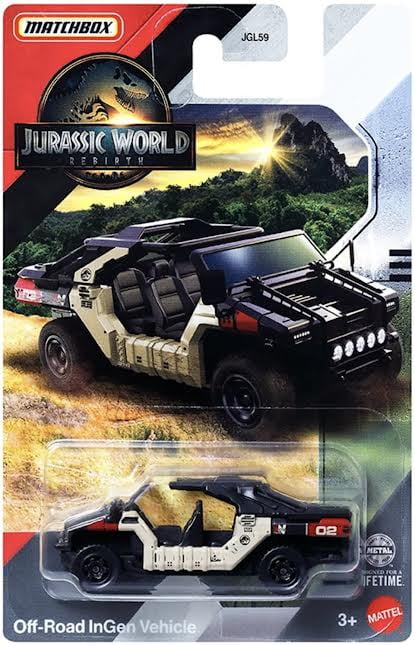 Matchbox Jurassic World Rebirth – Off-Road InGen Vehicle (1:64 Scale ...