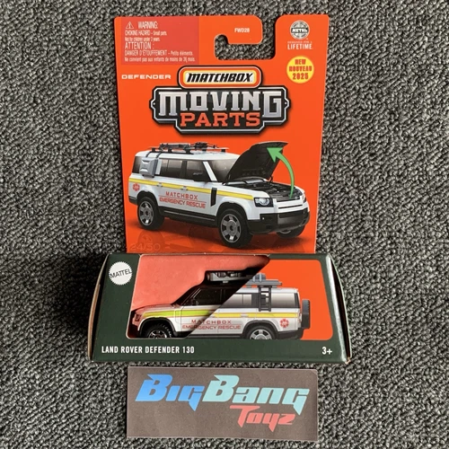 Matchbox Land Rover Defender 130 Medic #24 Moving Parts 2025 (In-Stock ...