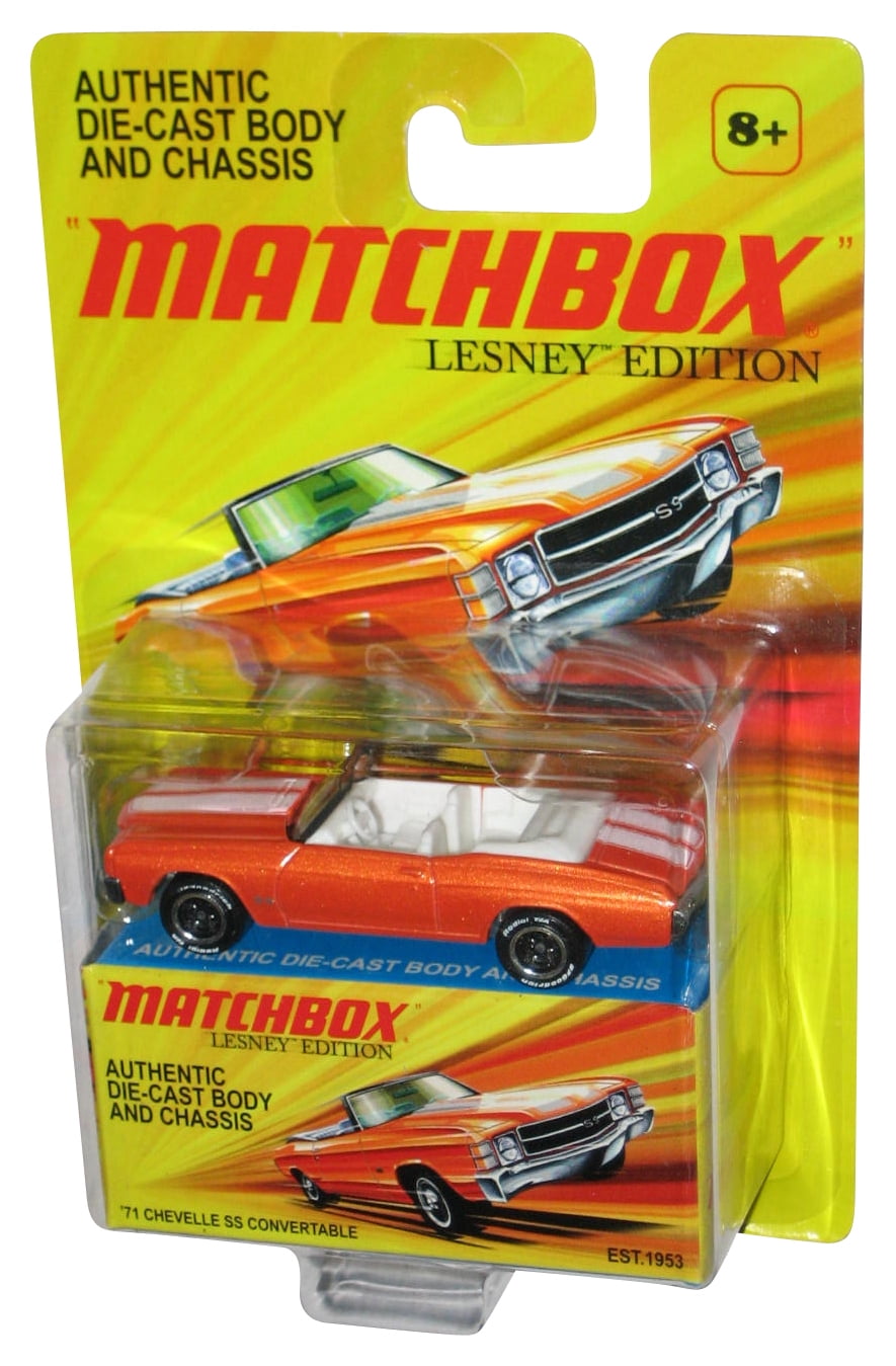 Matchbox Lesney Edition (2010) Orange '71 Chevelle SS Convertible Car ...