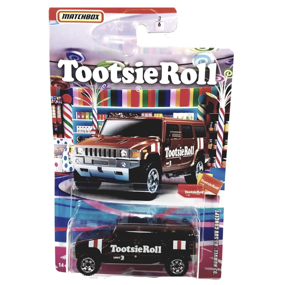 Matchbox Limited Candy Series Brown Tootsie Roll 2002 Hummer H2 SUV ...