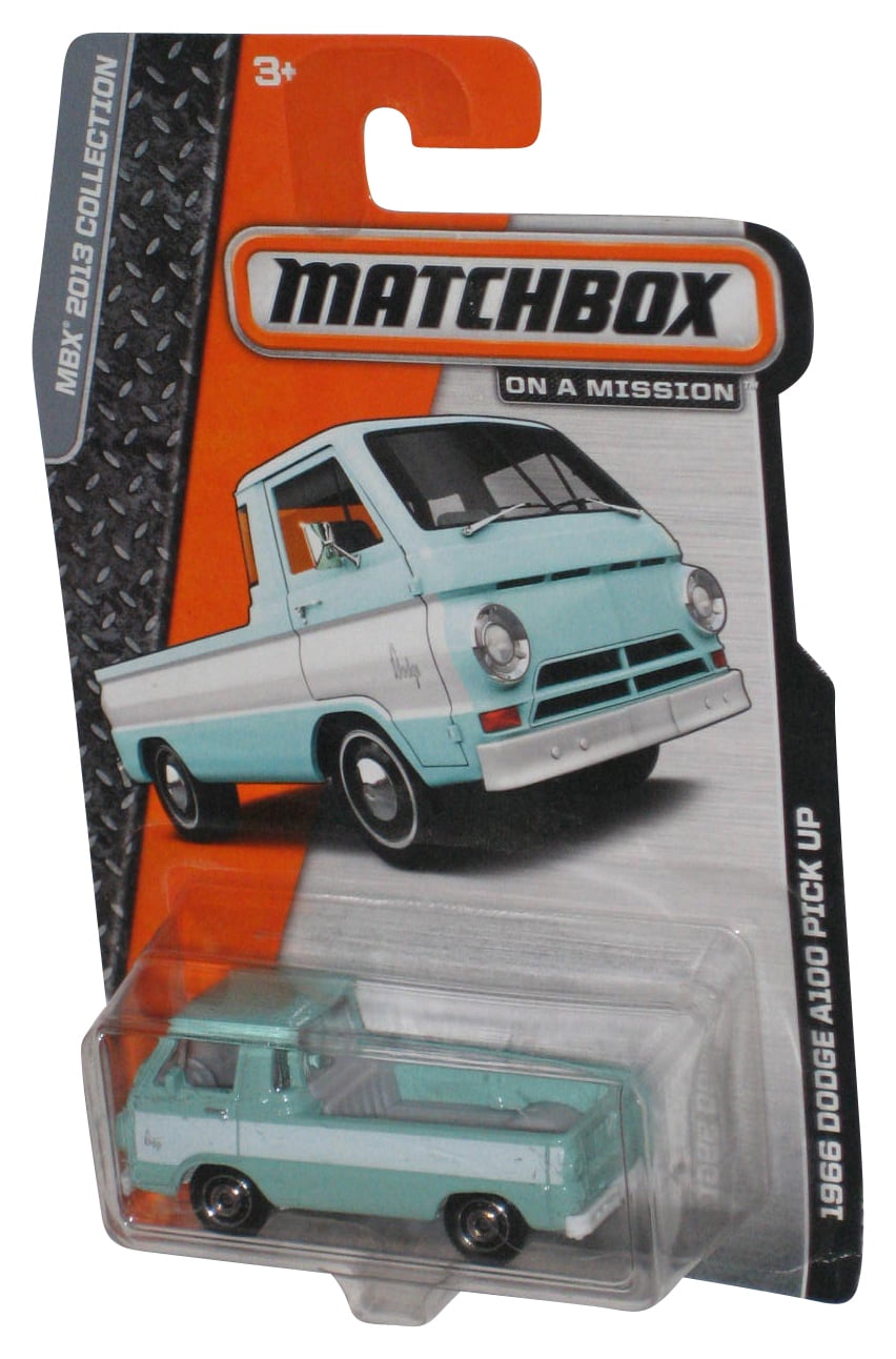 Matchbox MBX 2013 Collection On A Mission 1966 Dodge A100 Pick Up Green ...