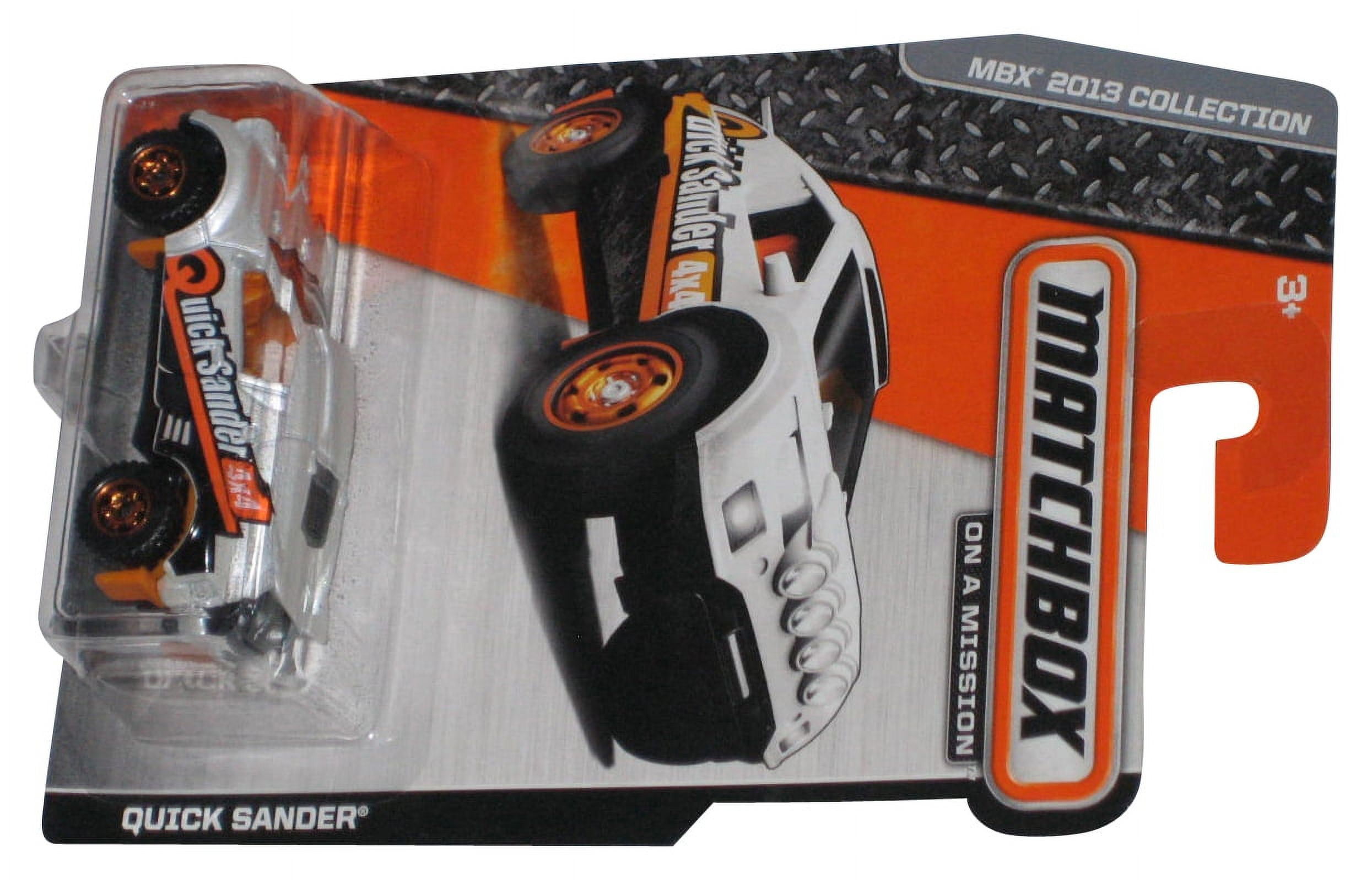 Matchbox MBX 2013 Collection On A Mission White Quick Sander Toy Car ...