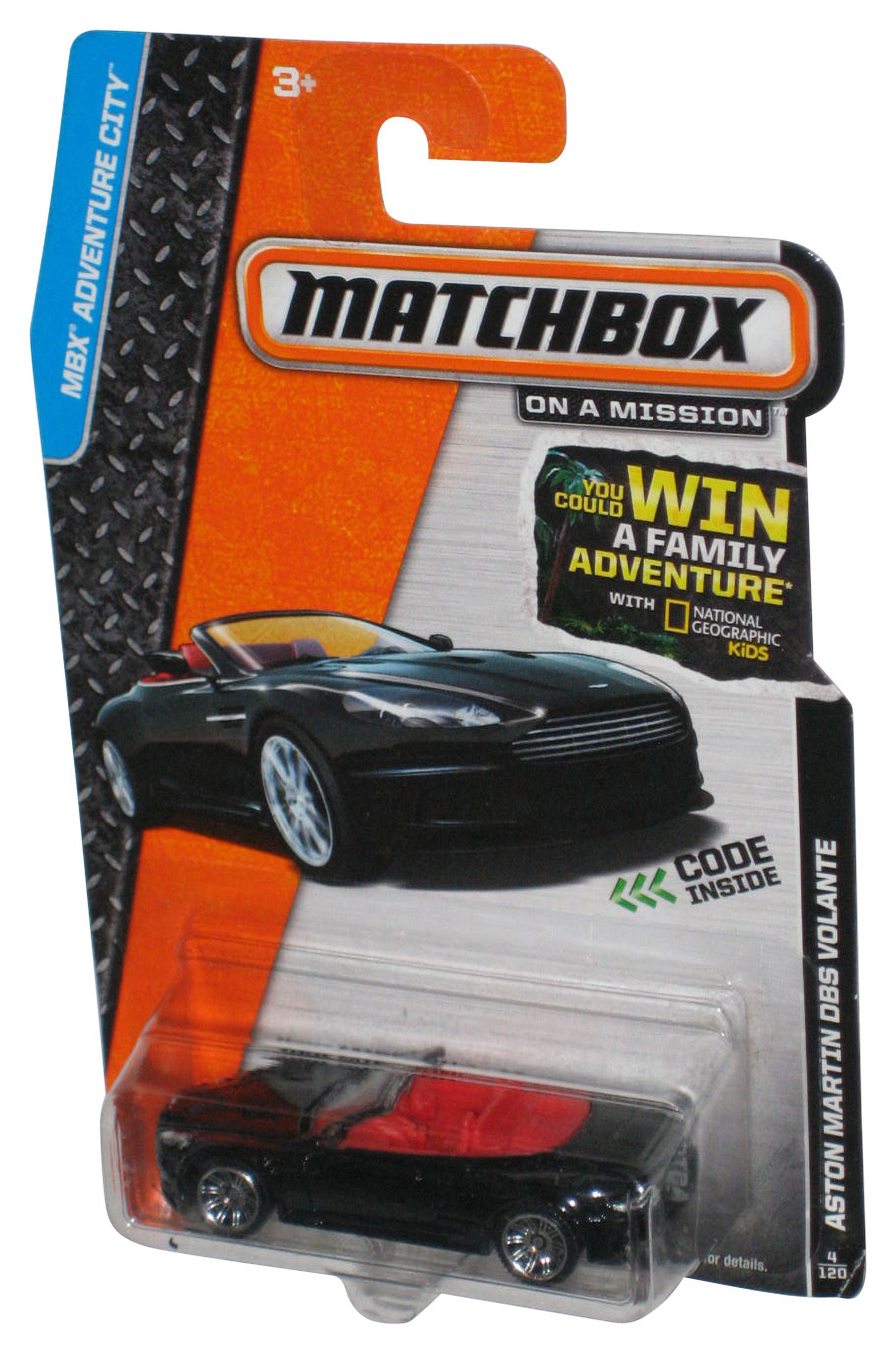 Matchbox MBX Adventure City (2013) Black Aston Martin DBS Volante Car 4 ...