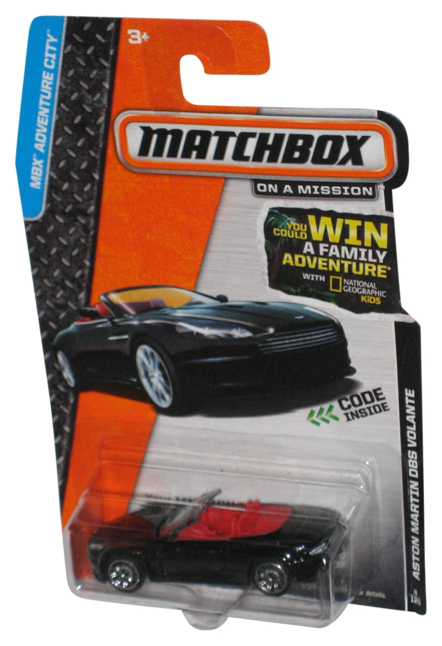 Matchbox MBX Adventure City (2013) Black Aston Martin DBS Volante Toy ...