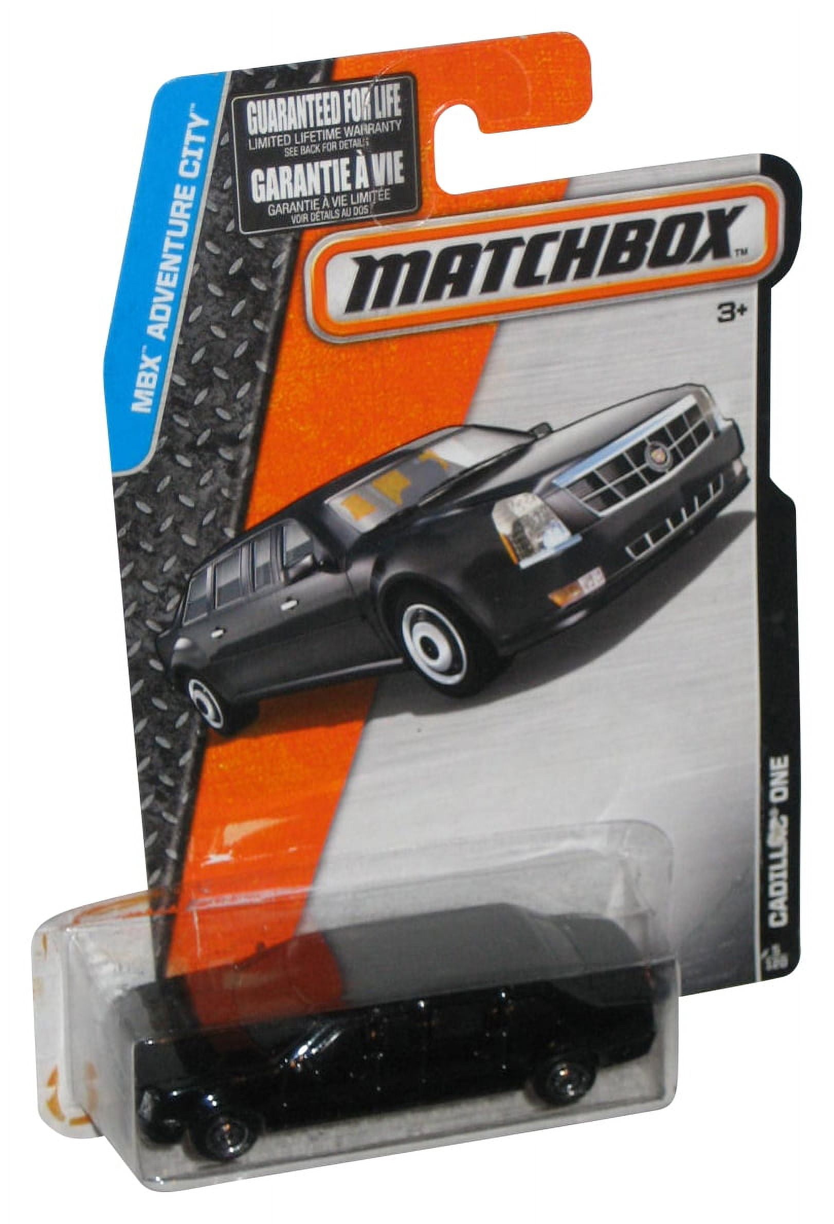 Matchbox MBX Adventure City (2015) Black Cadillac One Toy Car #5/120 ...