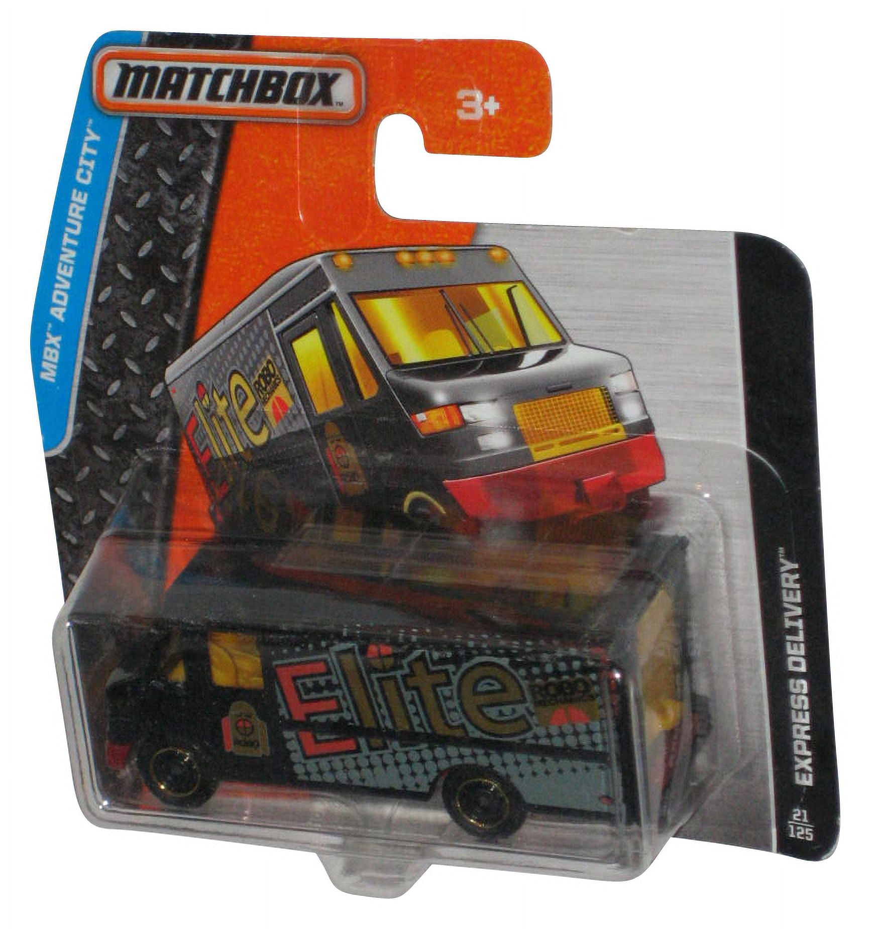 Matchbox MBX Adventure City (2015) Black Elite Express Delivery Toy ...