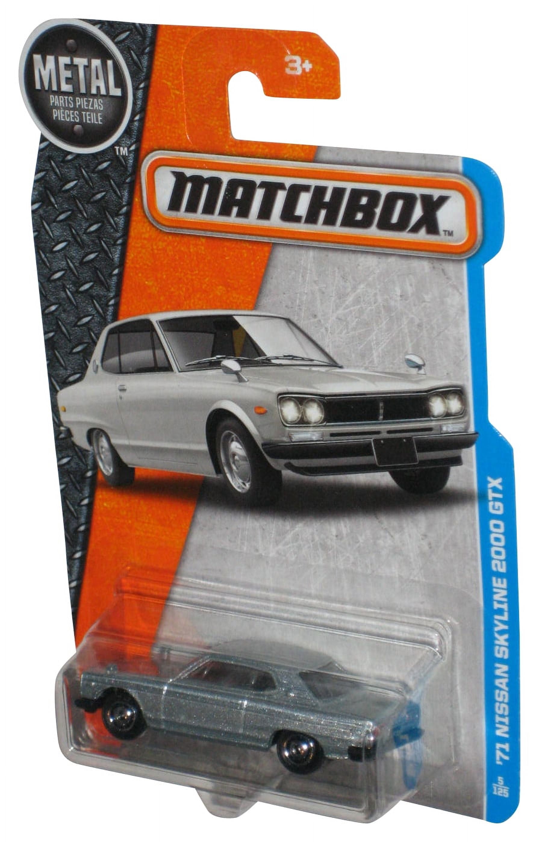 Matchbox MBX Adventure City (2016) Silver '71 Nissan Skyline 2000 GTX ...