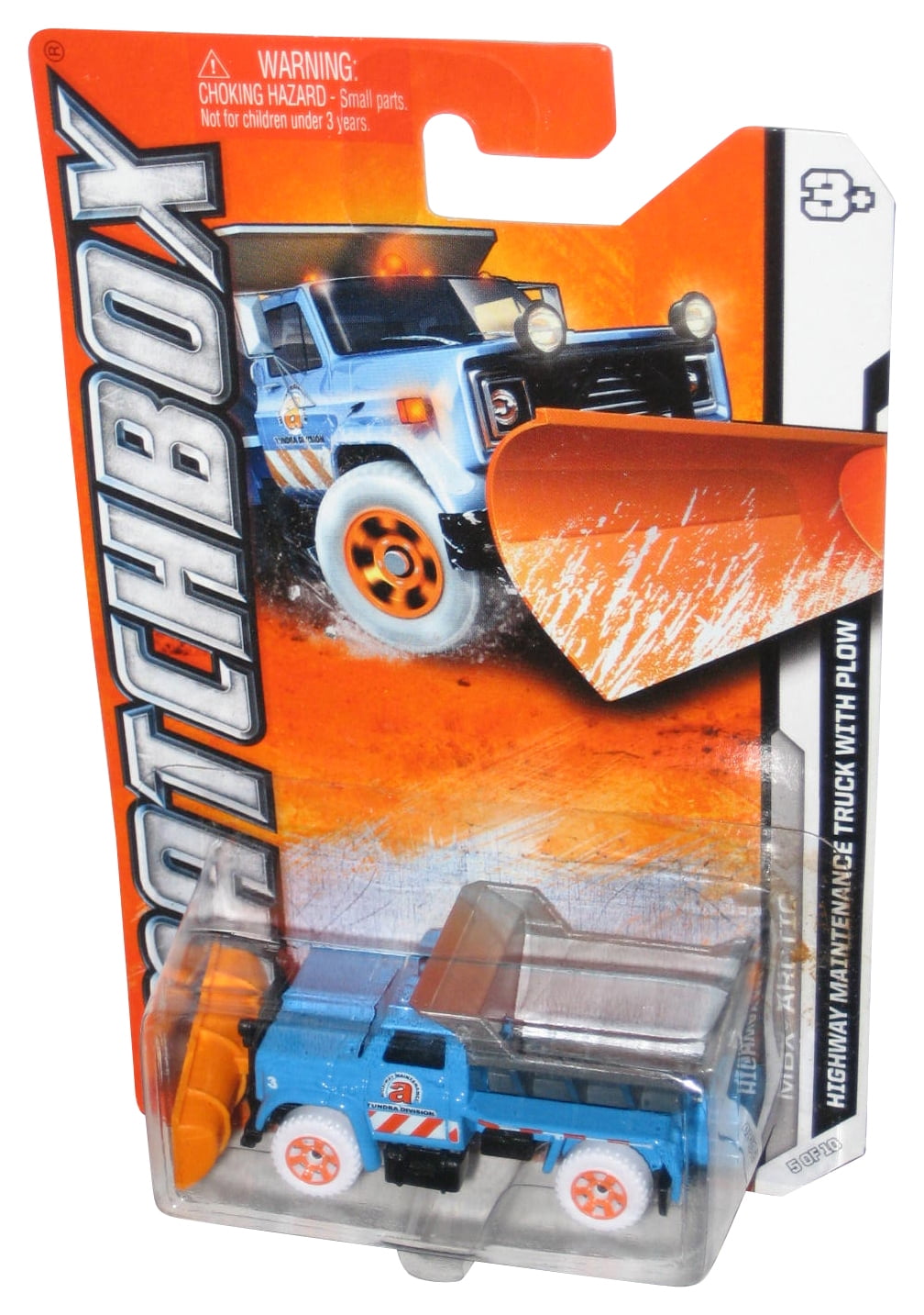 Matchbox MBX Arctic 5/10 (2011) Blue Highway Maintenance Truck With ...