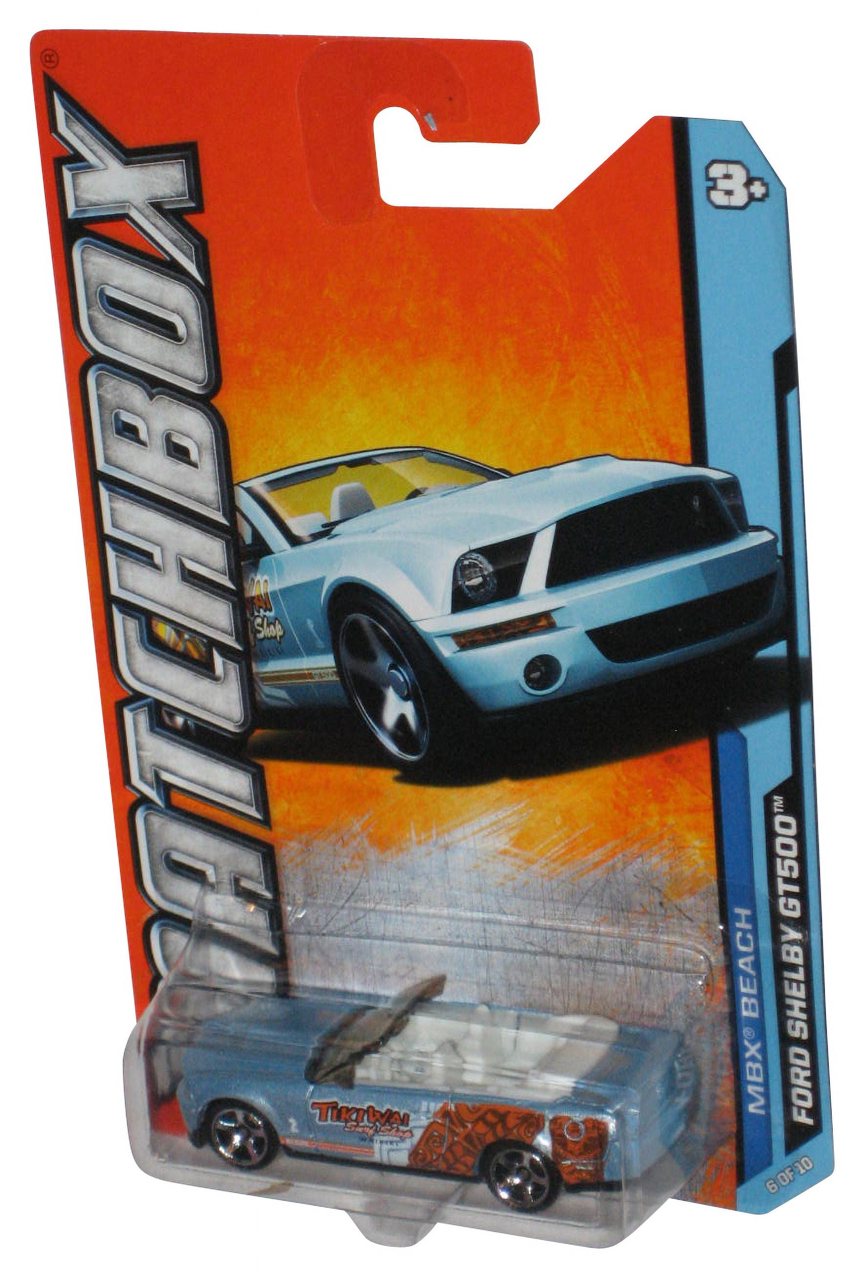 Matchbox MBX Beach (2011) Blue Ford Shelby GT500 Toy Car 16/120 ...
