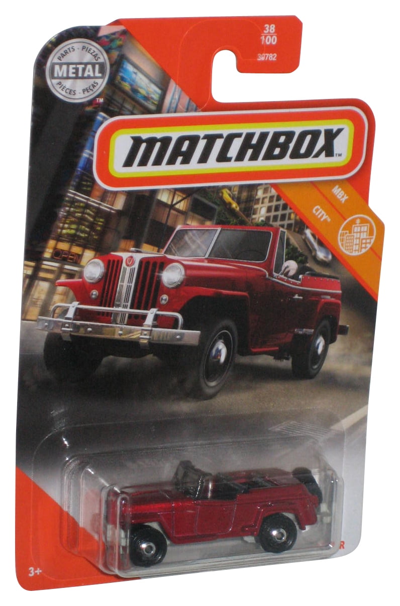 Matchbox MBX City (2020) 1948 Willys Jeepster Red Metal Toy Car 38/100 ...