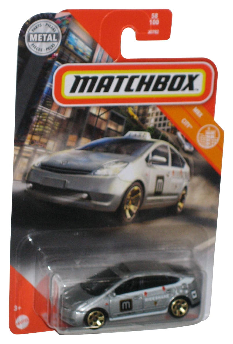 Matchbox MBX City (2020) Silver Toyota Prius Silver Metal Toy Car 58/ ...