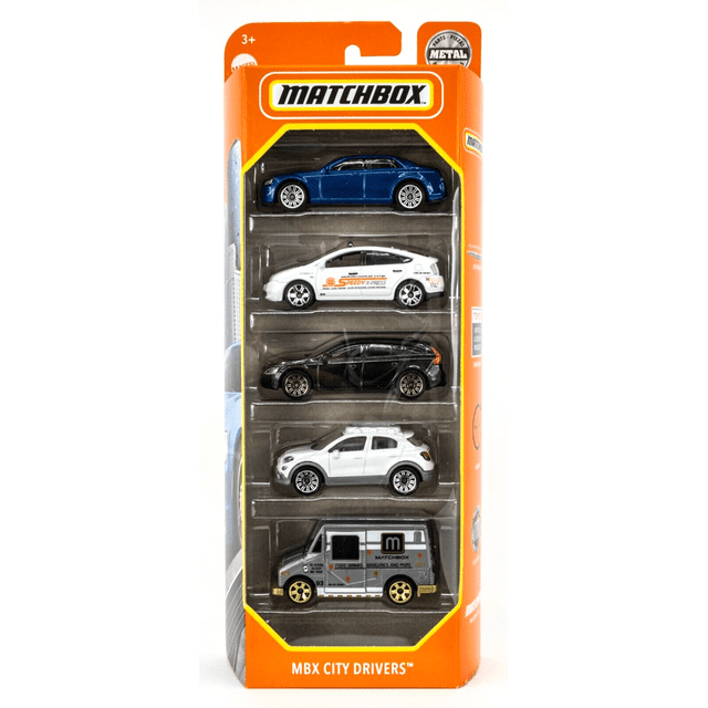 Matchbox MBX City Drivers Car Series 5 Pack Set (1:64 Scale) - Walmart.com