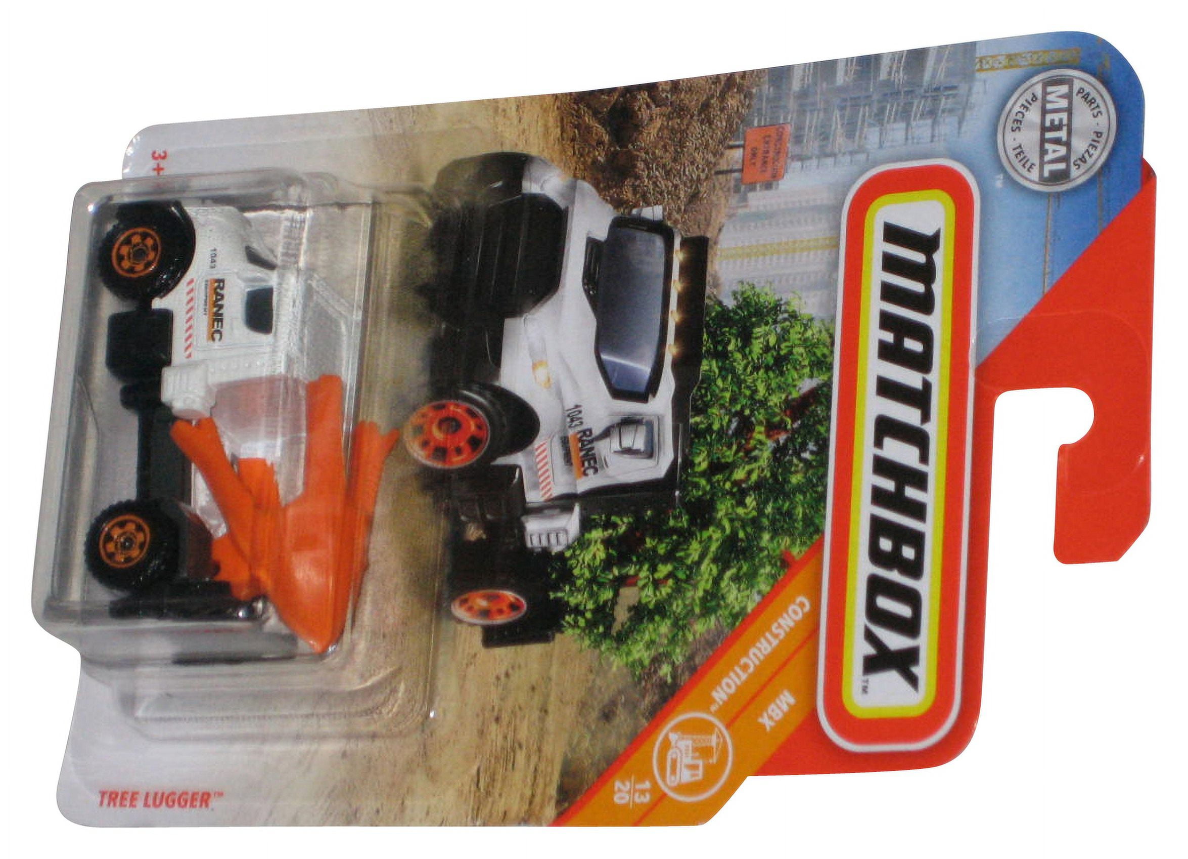 Matchbox MBX Construction 13/20 (2018) White & Orange Tree Lugger Toy ...