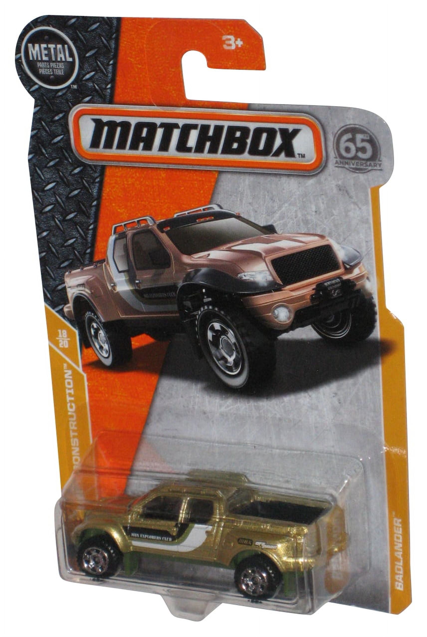 Matchbox MBX Construction 18/20 (2017) Gold Badlander Toy Truck 114/125 ...