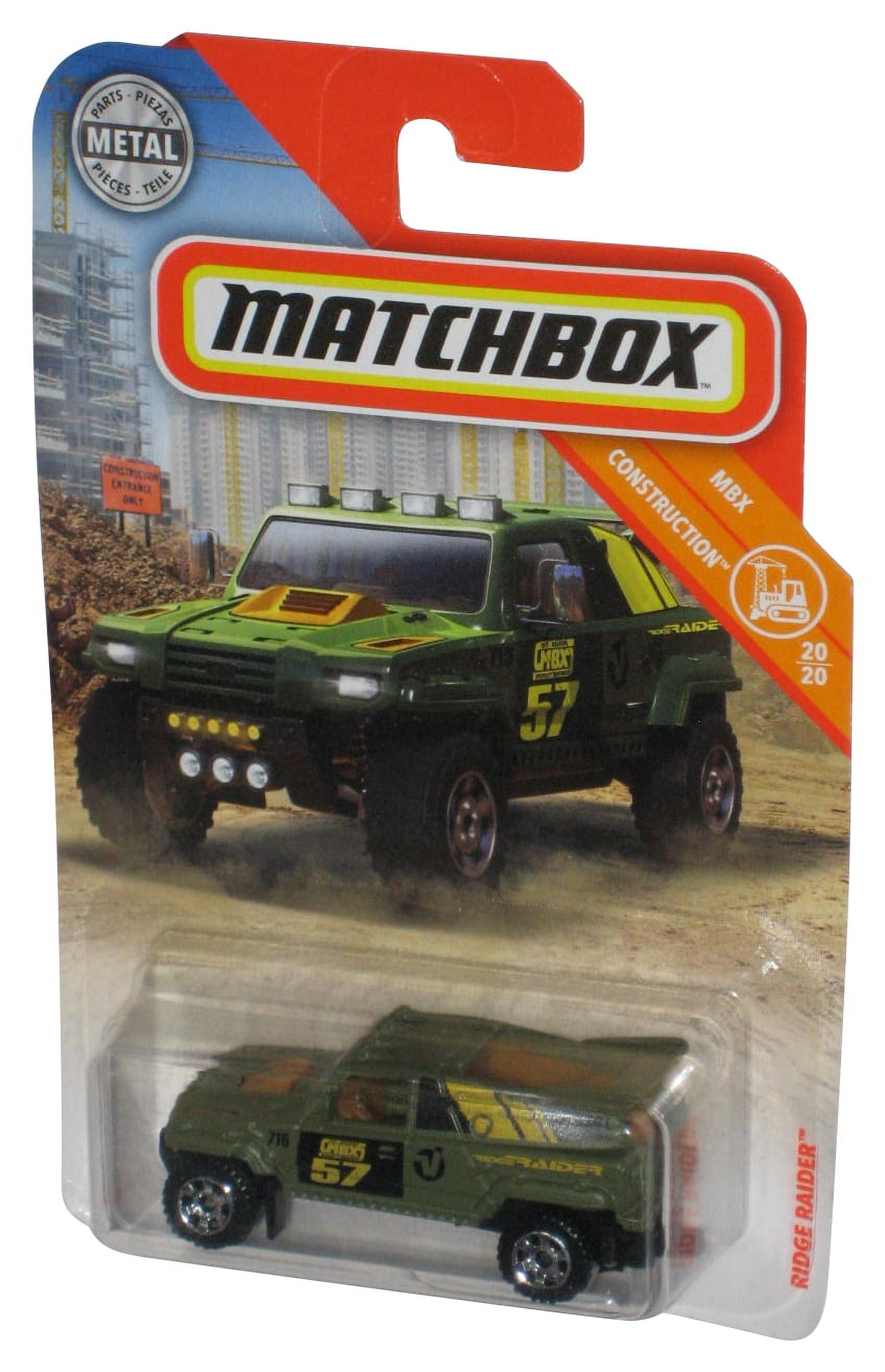 Matchbox MBX Construction 20/20 (2018) Green Ridge Raider Toy Car 125/ ...