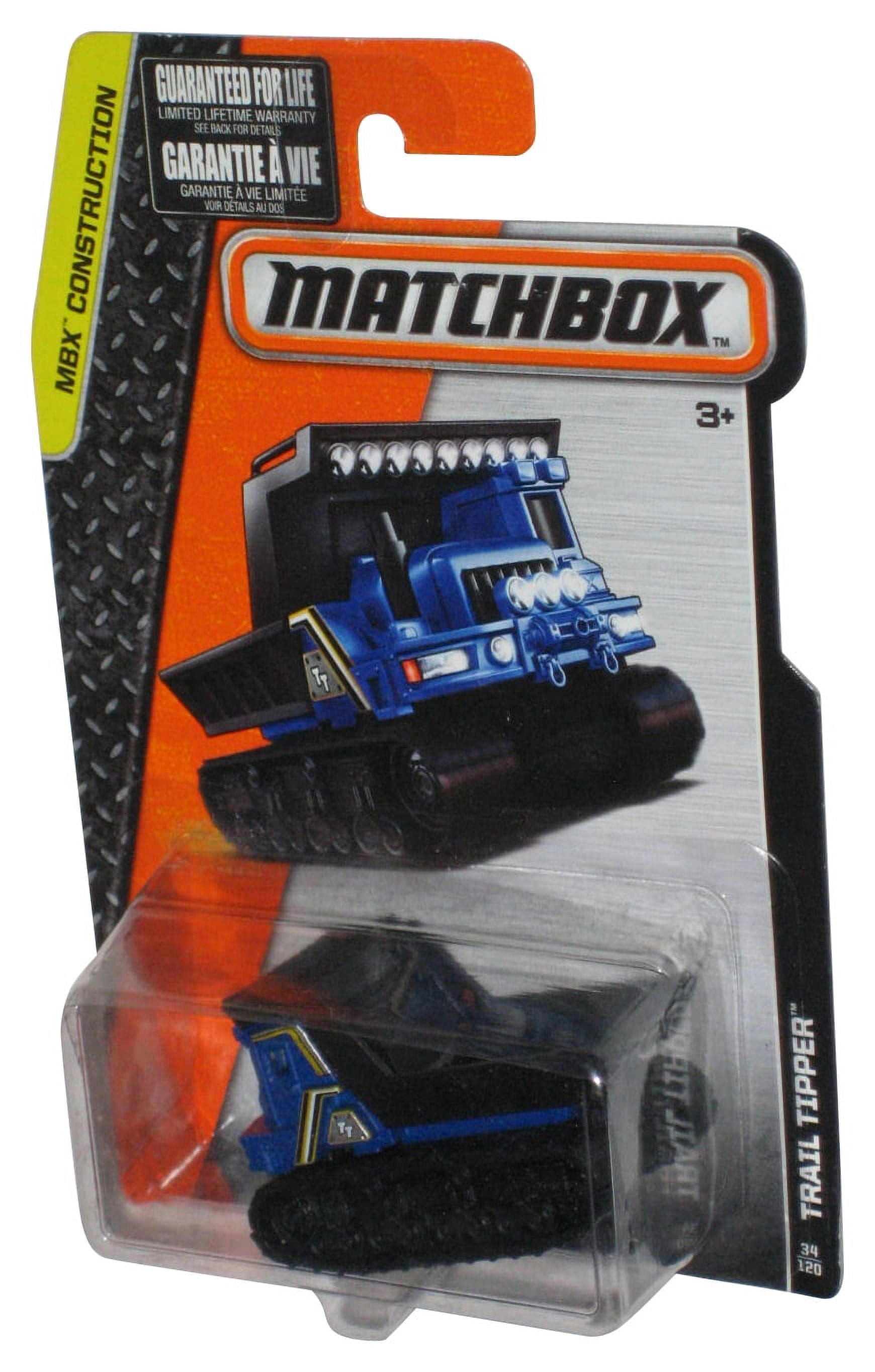 Matchbox MBX Construction (2014) Blue & Black Trail Tipper Toy 34/120 ...