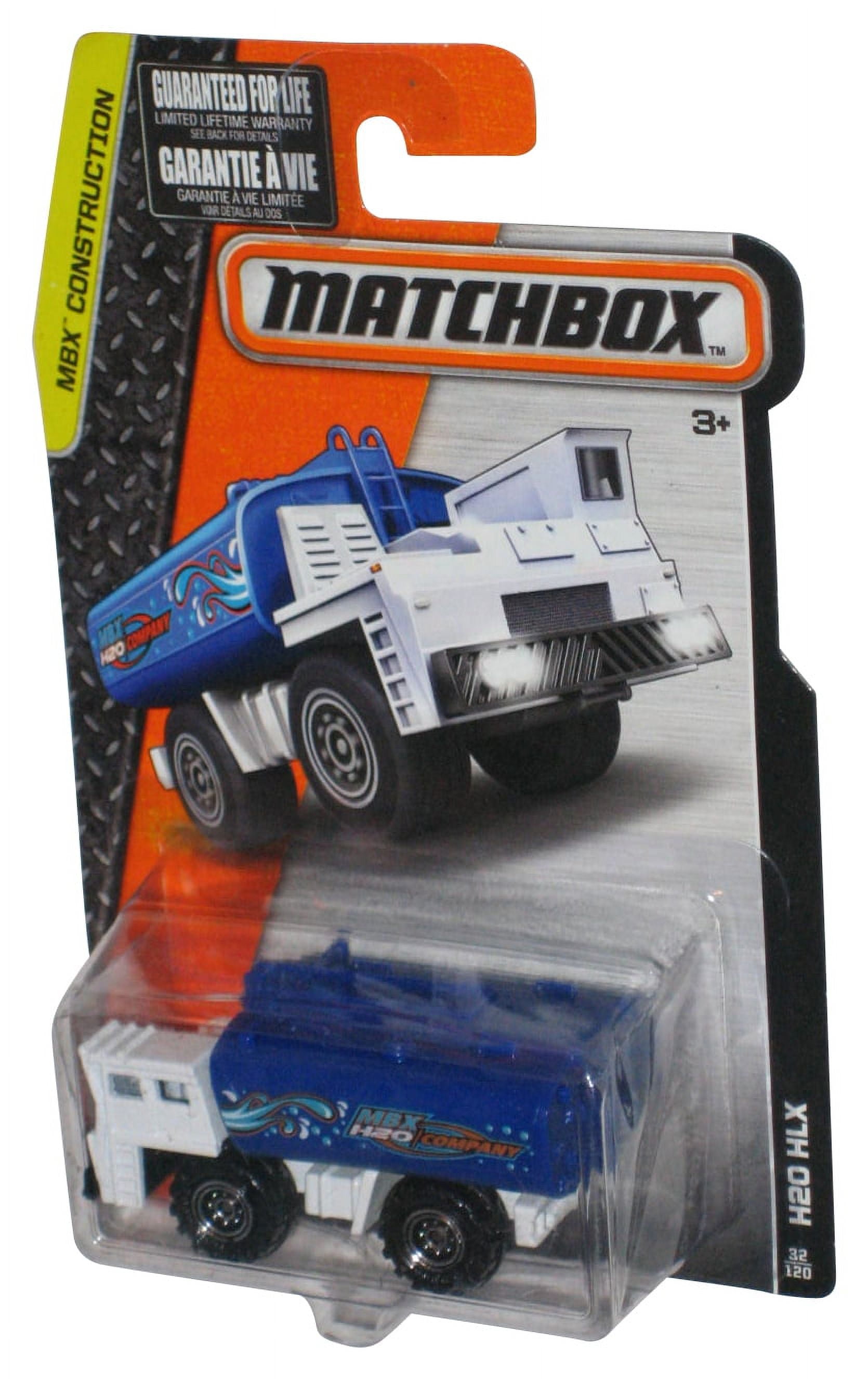 Matchbox MBX Construction (2014) White & Blue H2O HLX Toy 32/120 ...