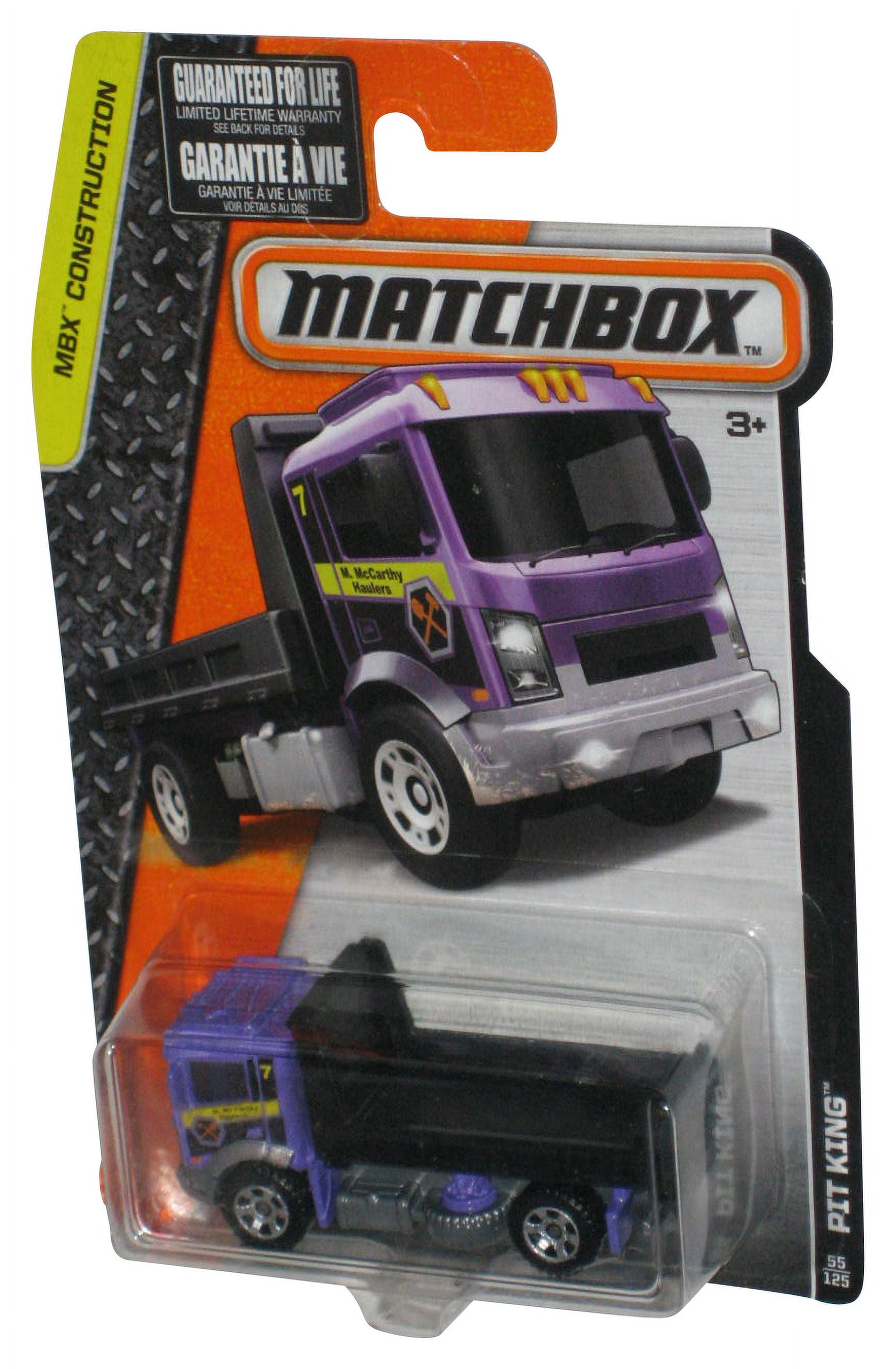 Matchbox MBX Construction (2015) Purple Pit King Toy Truck 55/125 ...