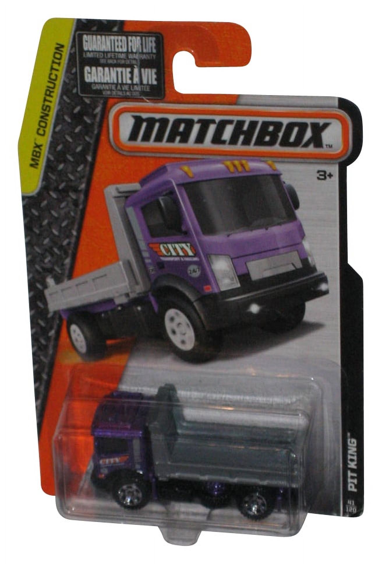 Matchbox MBX Construction (2015) Purple Pit King Toy Truck 55/125 ...