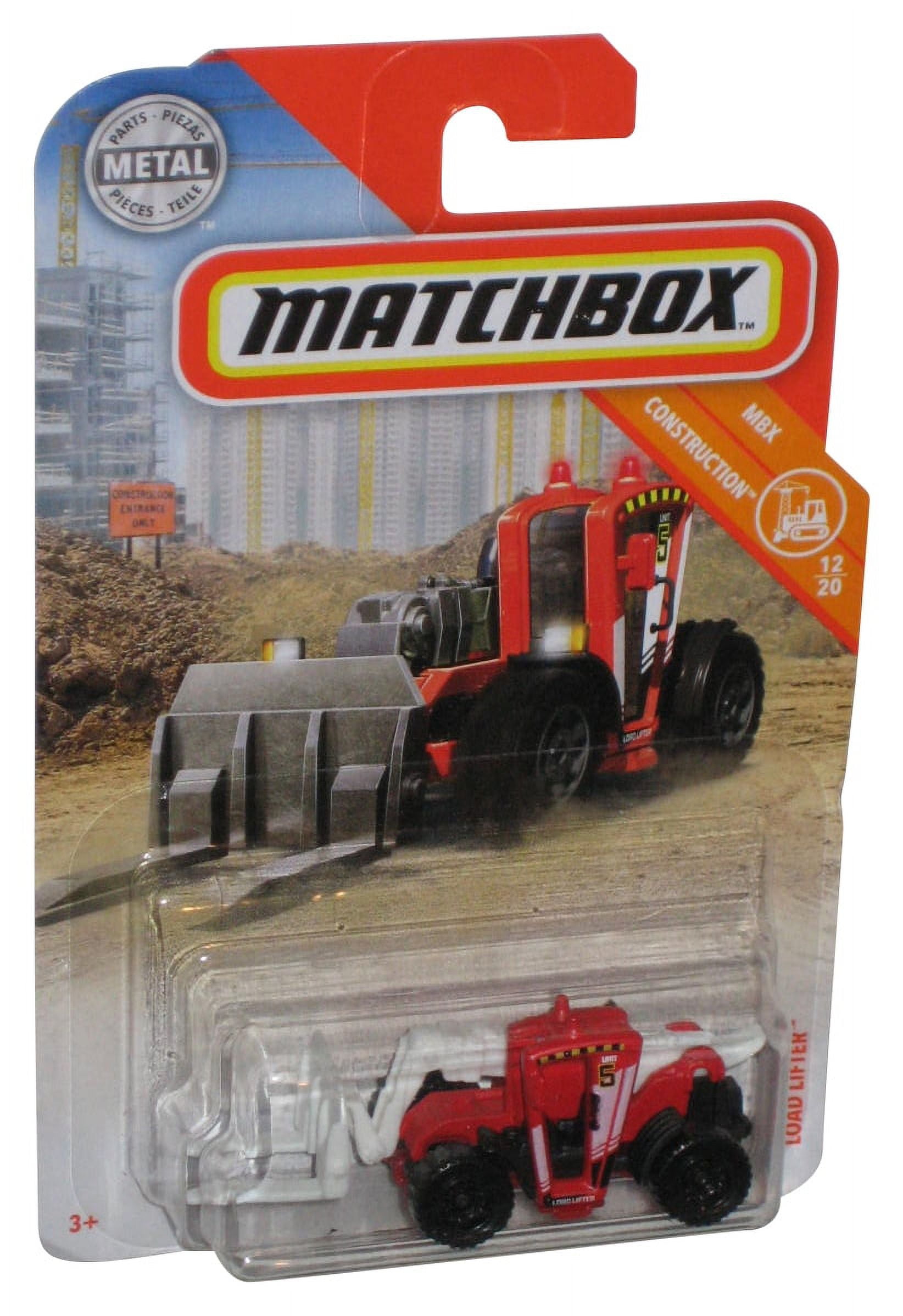 Matchbox MBX Construction (2018) Red & White Load Lifter Metal Toy 12/ ...