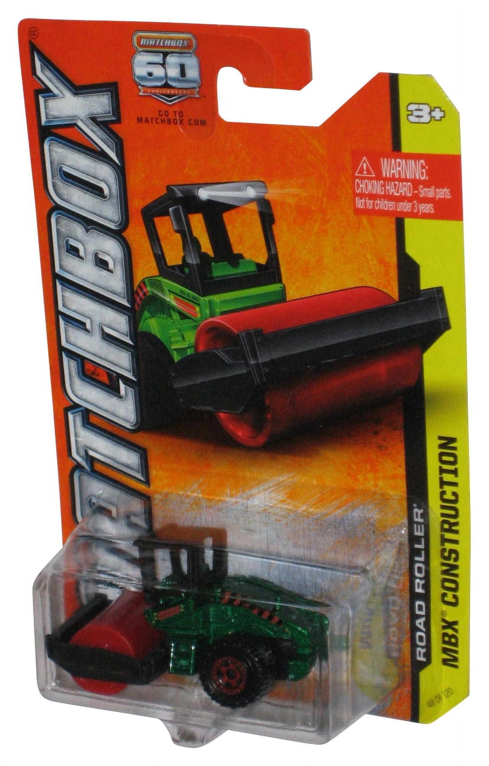 Matchbox MBX Construction Green Road Roller (2012) Toy Vehicle 48/120 ...