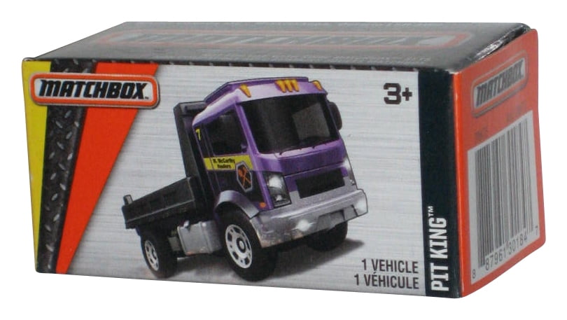 Matchbox MBX Construction Purple Pit King (2015) Power Grabs Box Toy ...