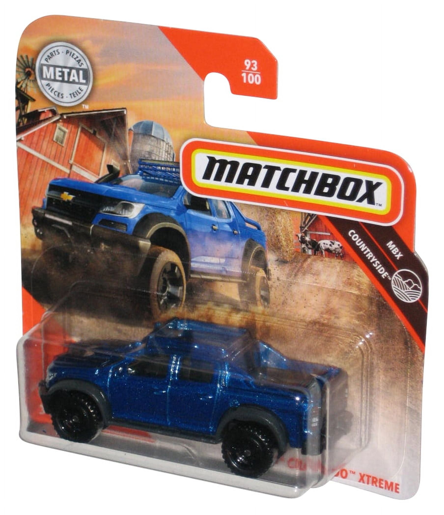 Matchbox MBX Countryside (2019) Blue '16 Chevy Colorado Xtreme Metal ...