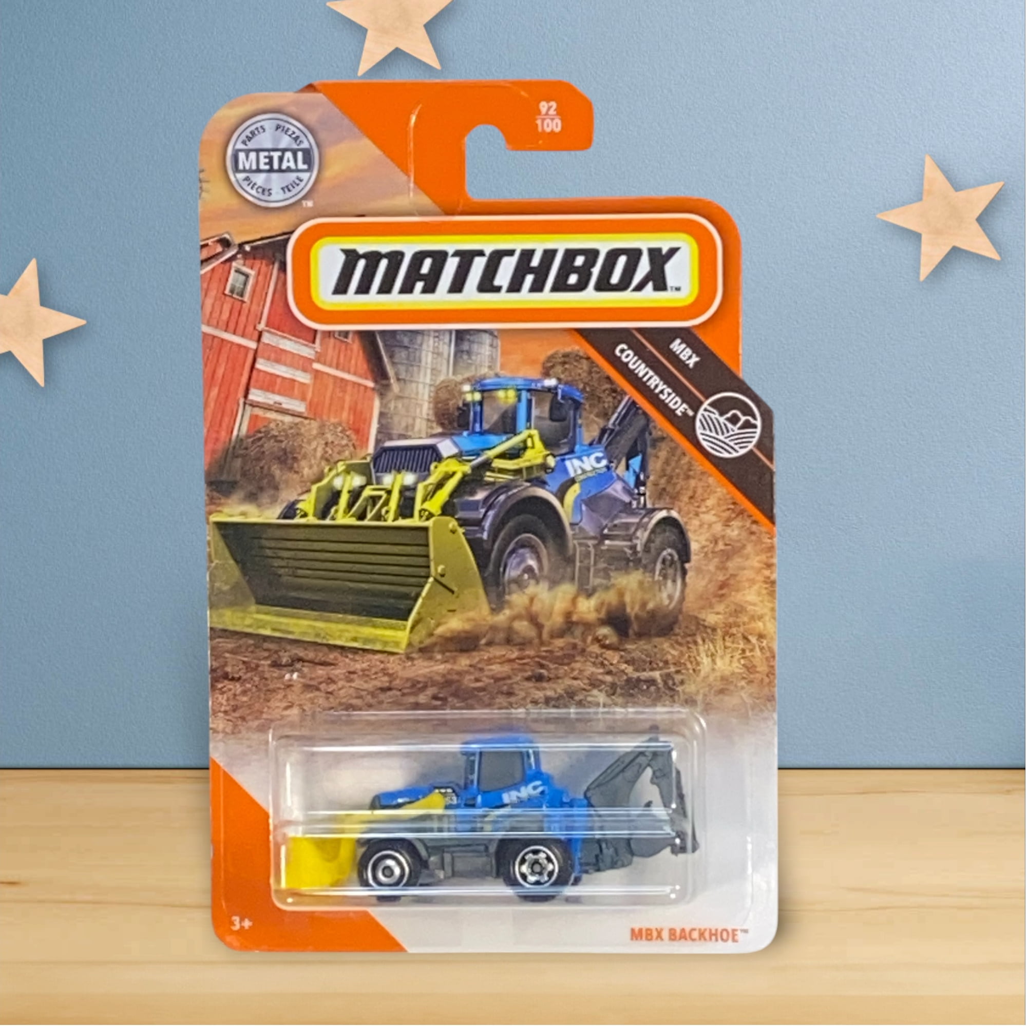 Matchbox MBX Backhoe - Countryside Series 92/100 - Walmart.com