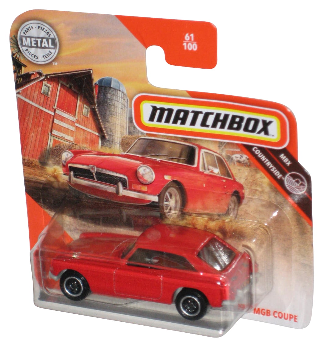 Matchbox MBX Countryside (2019) Red 1971 MGB Coupe Toy Car 61/100 ...