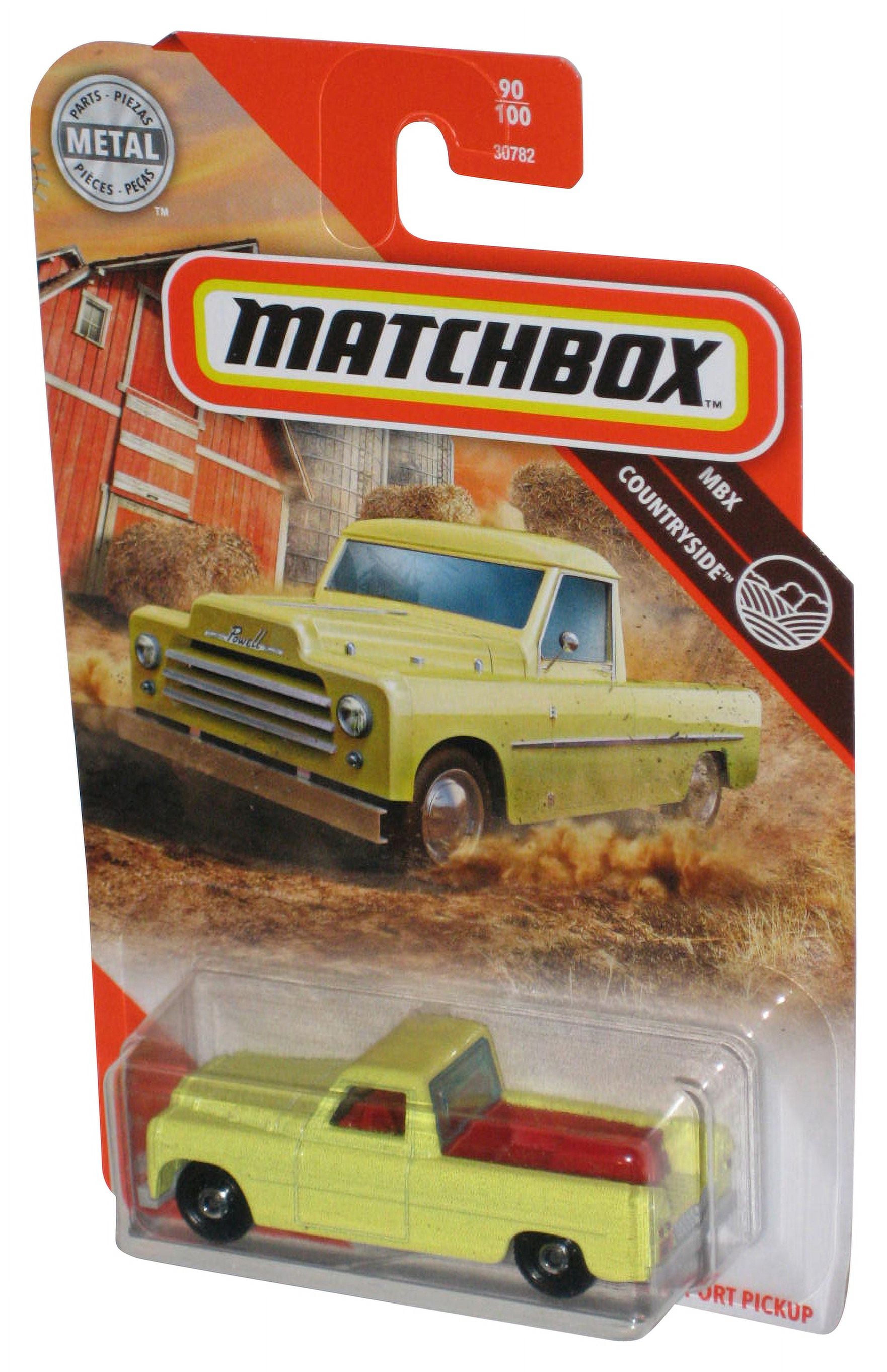 Matchbox MBX Countryside (2020) Yellow 1956 Powell Sport Pickup Toy ...