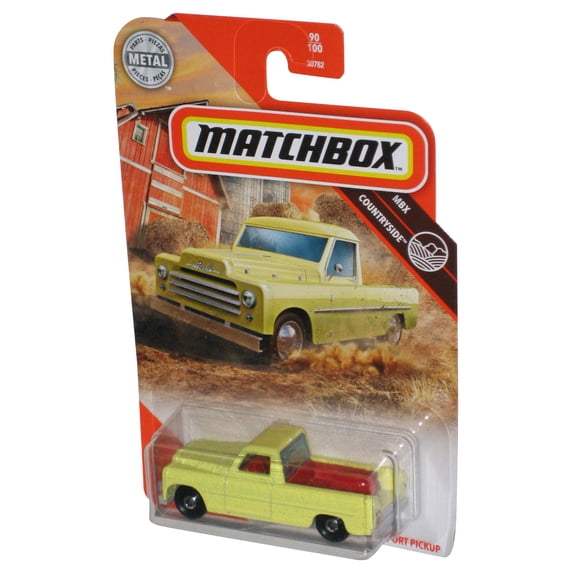 Matchbox MBX Countryside (2020) Yellow 1956 Powell Sport Pickup Toy ...