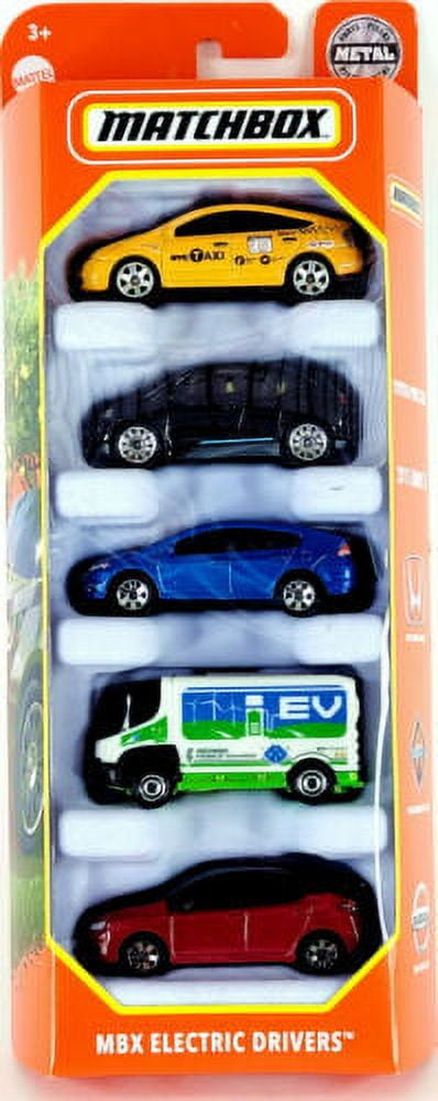 Matchbox MBX Electric Drivers 5-Pack 1:64 Scale Vehicles - Walmart.com