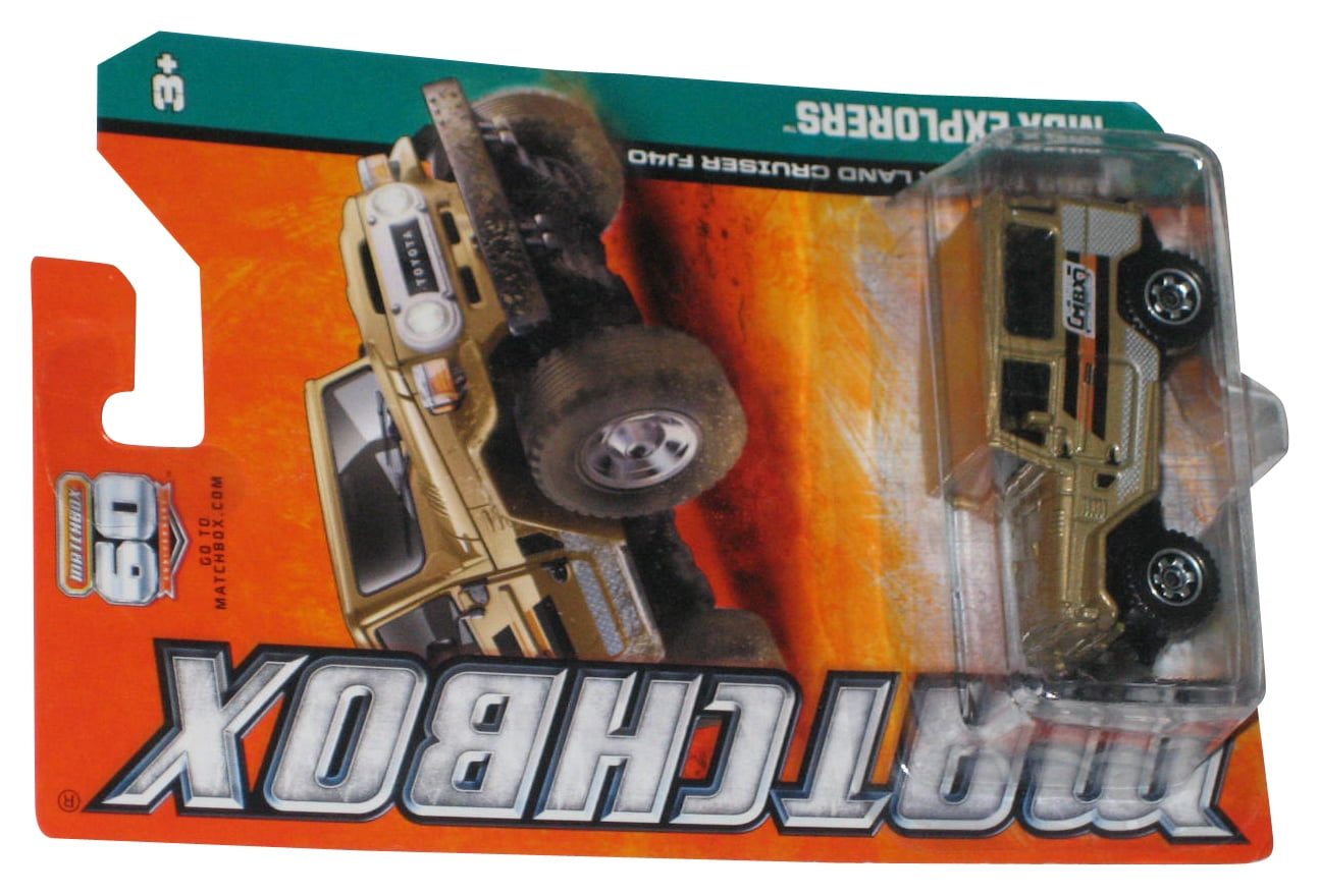 Matchbox MBX Explorers (2012) Gold 1968 Toyota Land Cruiser FJ40 Toy ...