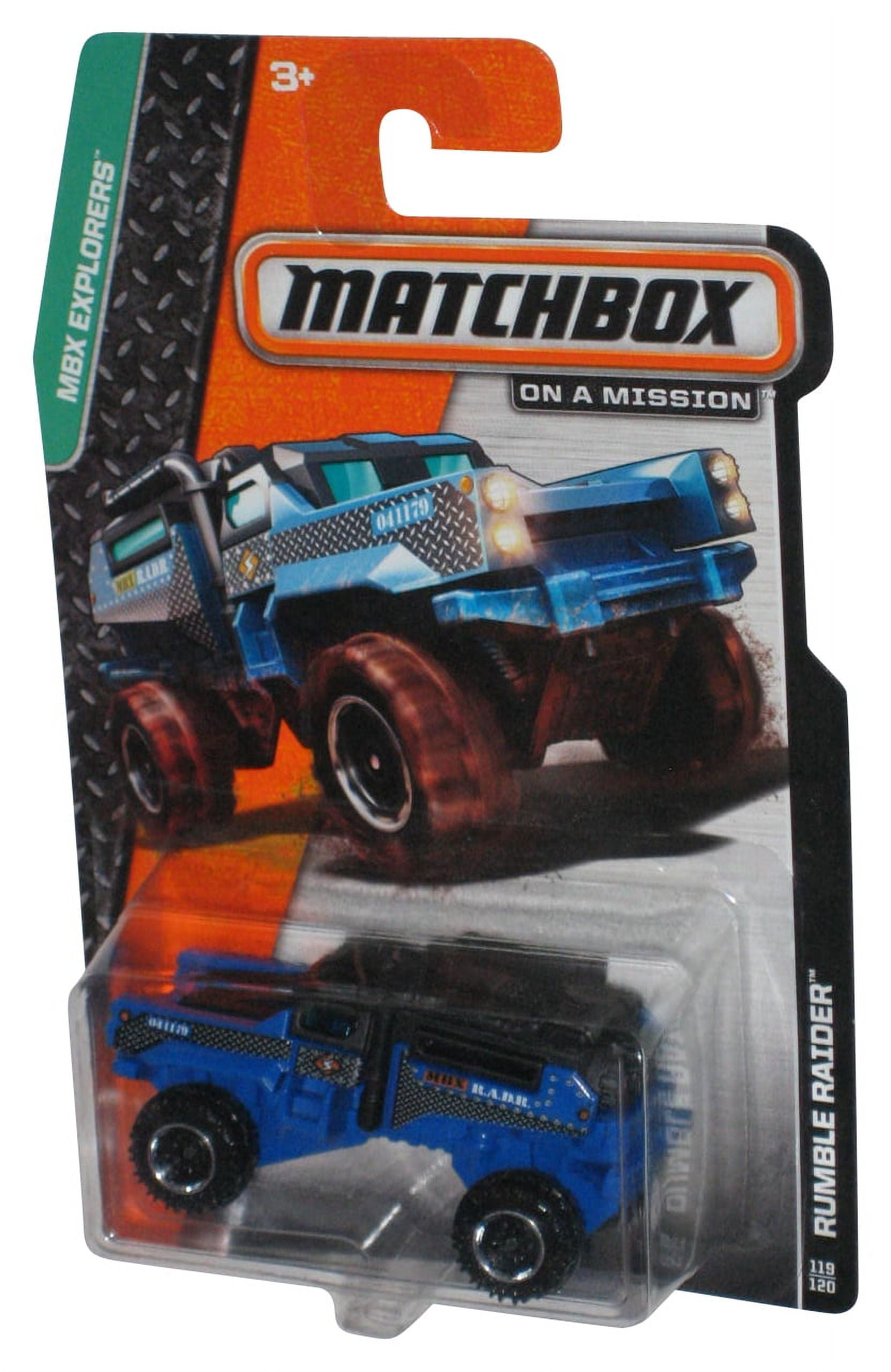 Matchbox MBX Explorers (2013) Blue Rumble Raider Toy Truck 119/120 ...