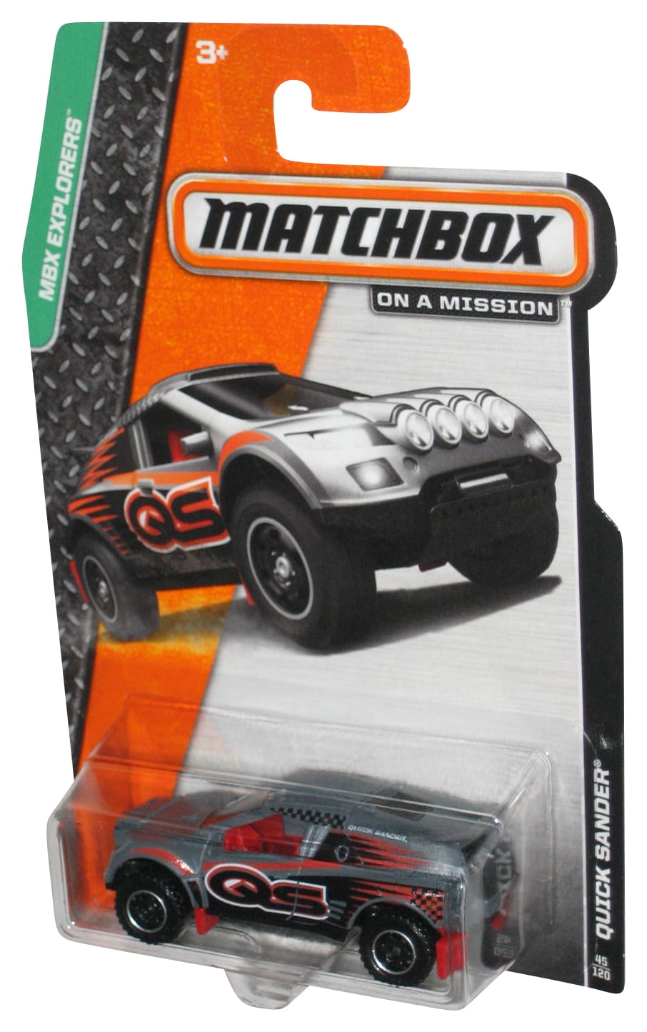 Matchbox MBX Explorers (2013) Gray Quick Sander Toy Car 45/120 ...