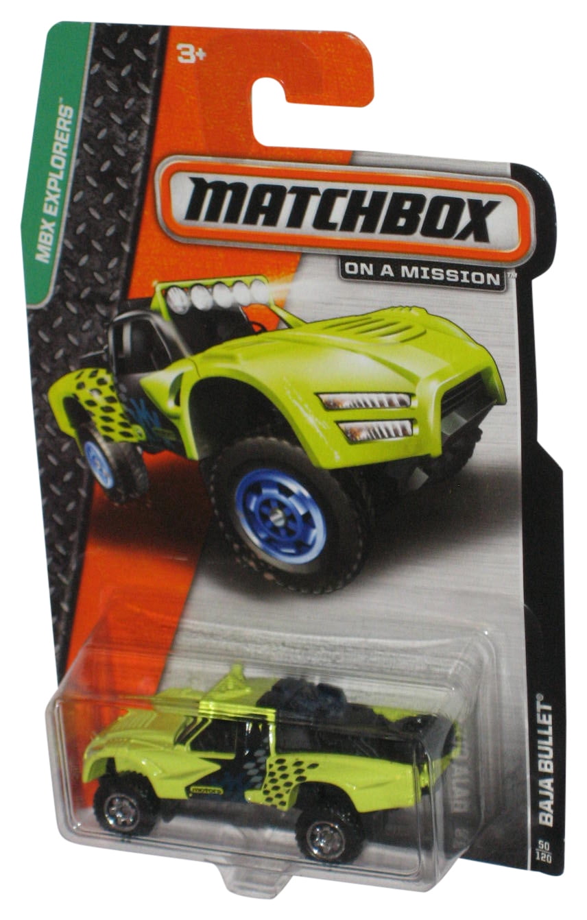 Matchbox MBX Explorers (2013) Yellow Baja Bullet Toy Car 50/120 ...