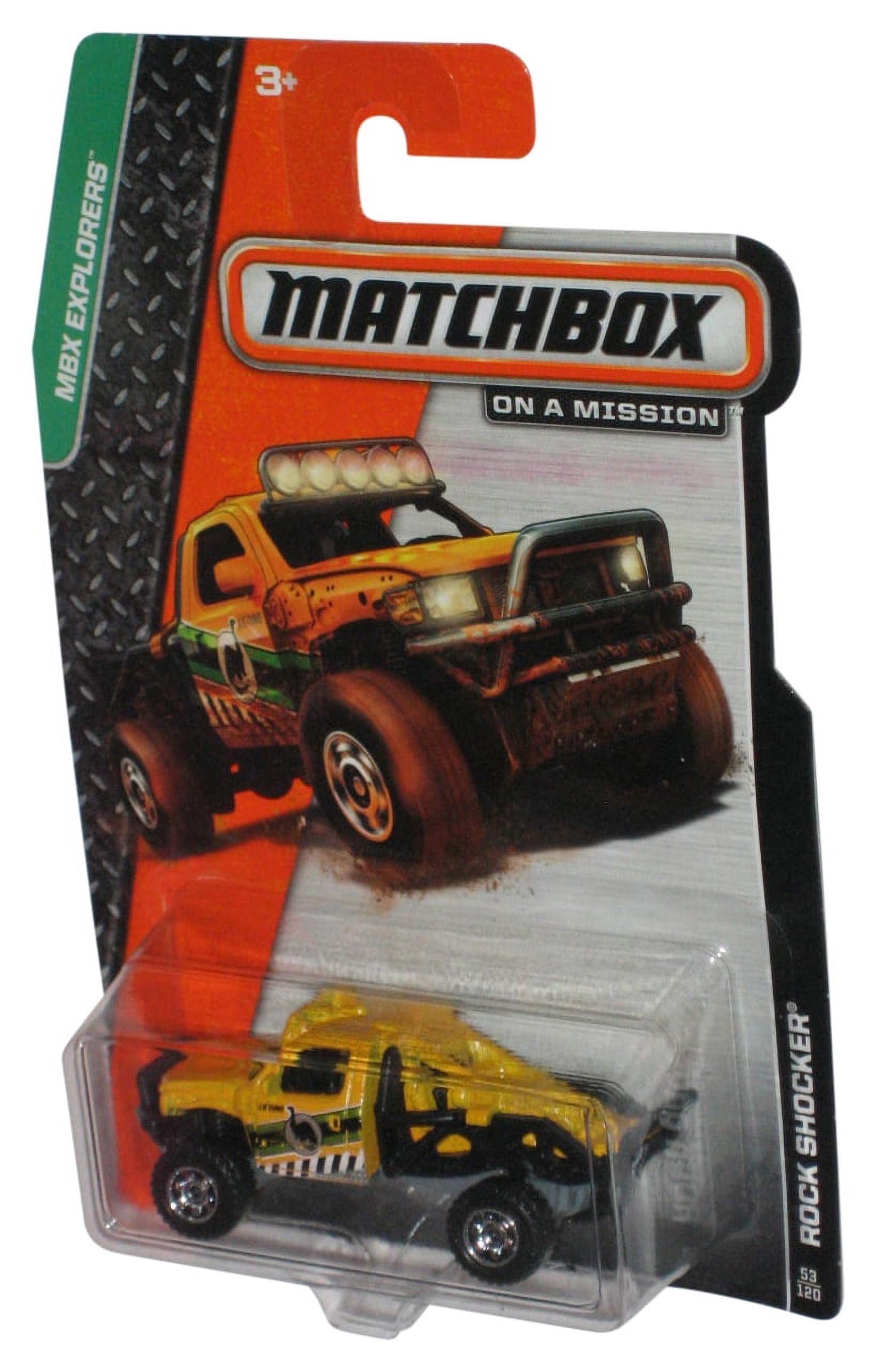 Matchbox MBX Explorers (2013) Yellow Rock Shocker Toy Car 53/120 ...