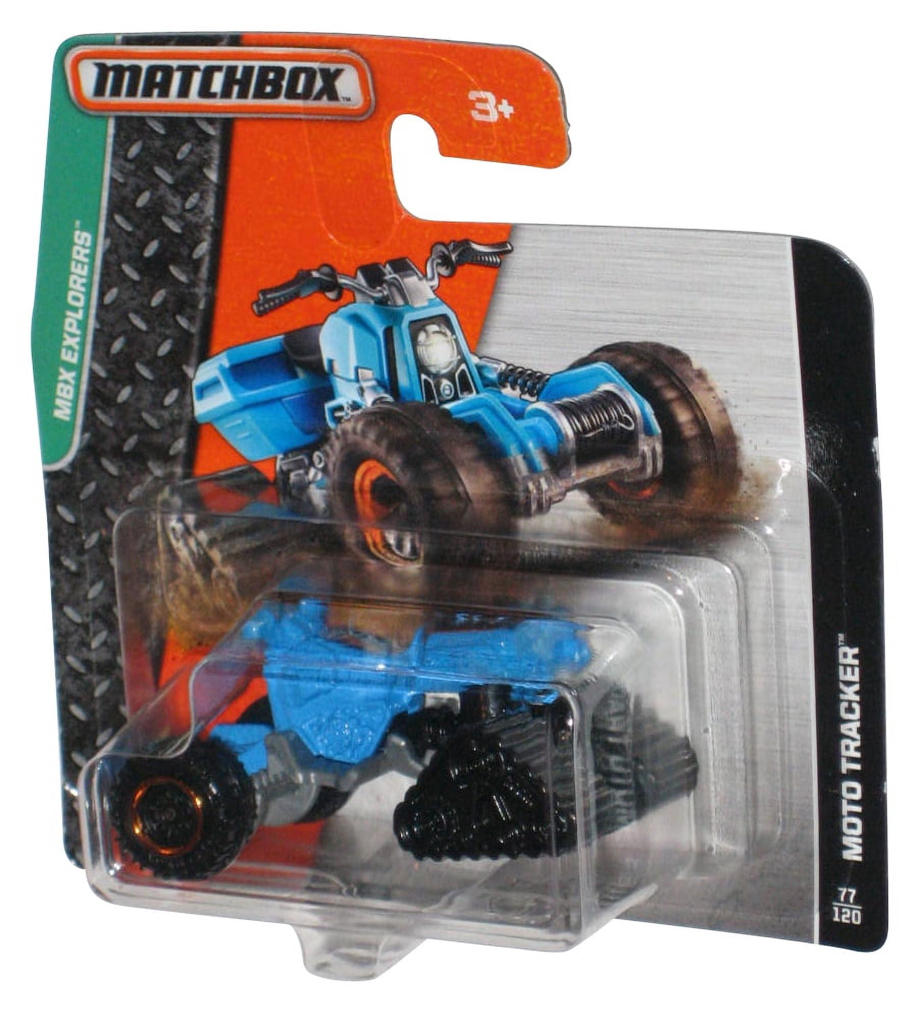 Matchbox MBX Explorers (2015) Blue Moto Tracker Toy Vehicle 77/120 ...