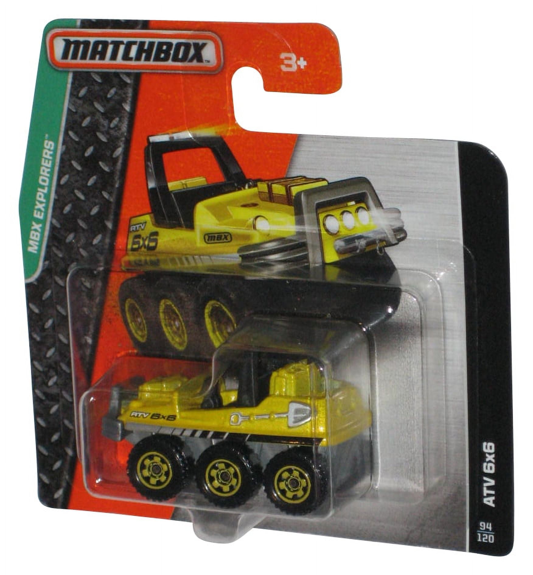 Matchbox MBX Explorers (2015) Yellow ATV 6x6 Toy Vehicle 94/120 ...
