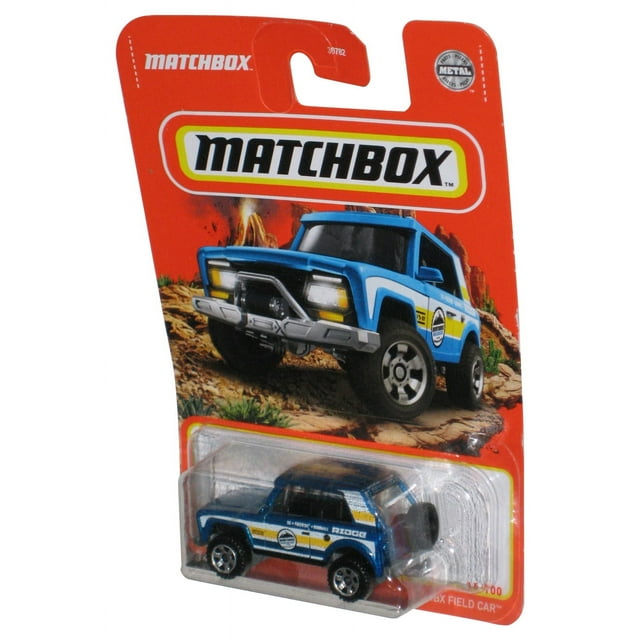 Matchbox MBX Field Car (2021) Mattel Blue Metal Toy Car 15/100 ...