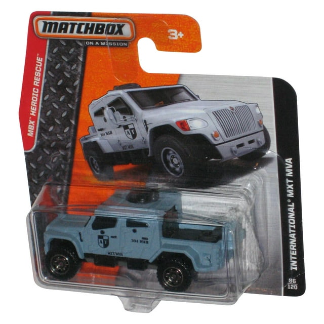 Matchbox MBX Heroic Rescue (2013) International MXT MVA Toy Car 86/120 ...