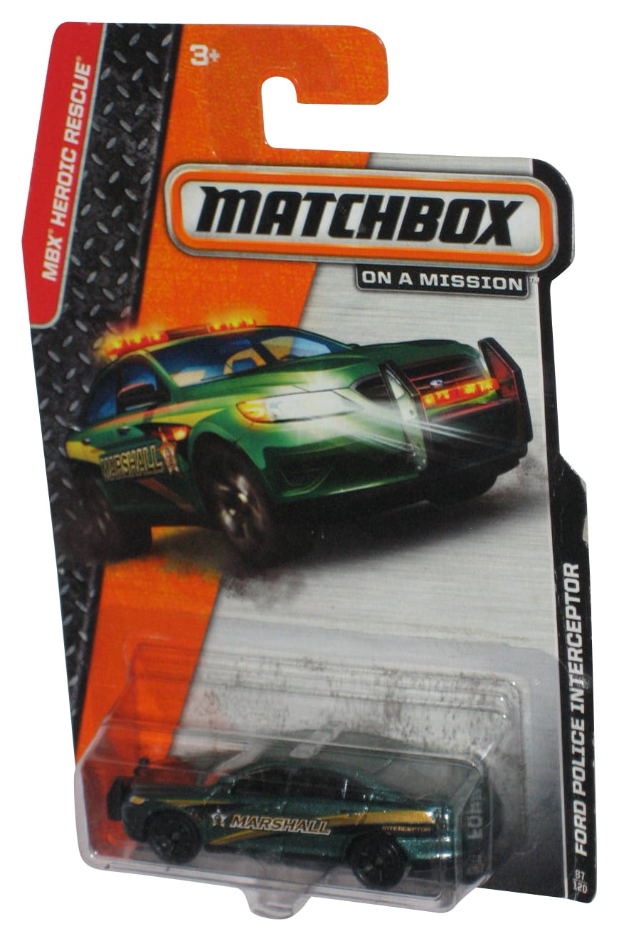 Matchbox MBX Heroic Rescue (2013) On A Mission Ford Police Interceptor ...