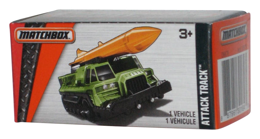 Matchbox MBX Heroic Rescue Green Attack Track (2015) Power Grabs Box ...
