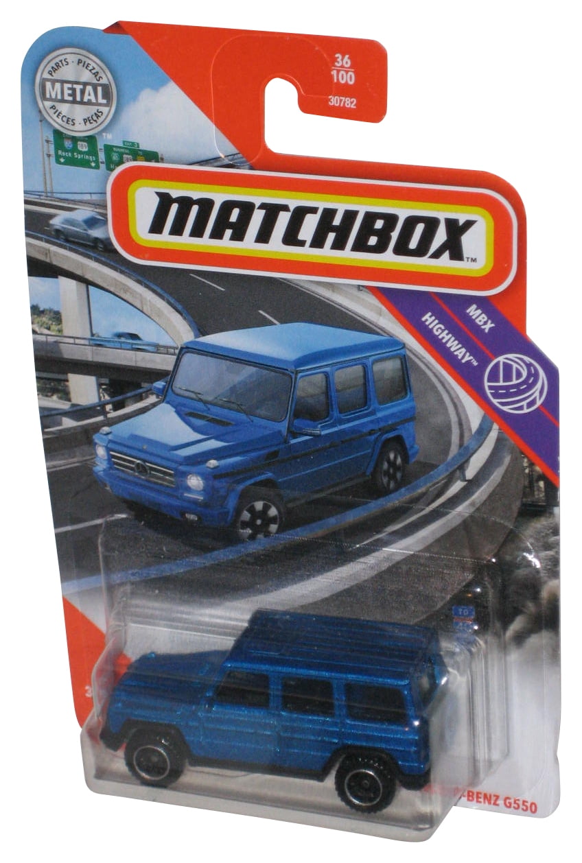 Matchbox MBX Highway (2020) Blue '15 Mercedes-Benz G550 Toy Car #36/100 ...