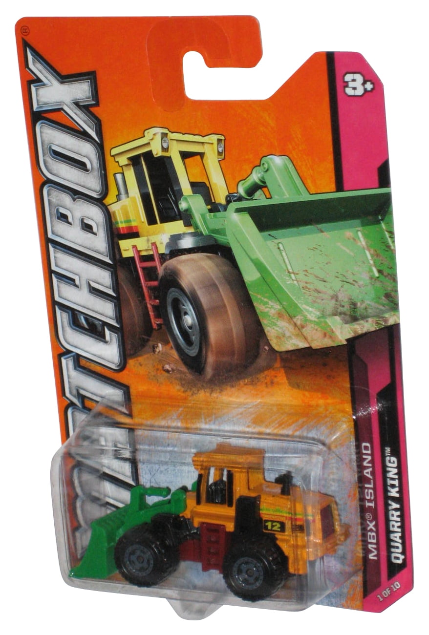 Matchbox MBX Island (2011) Quarry King Yellow & Green Construction Toy ...