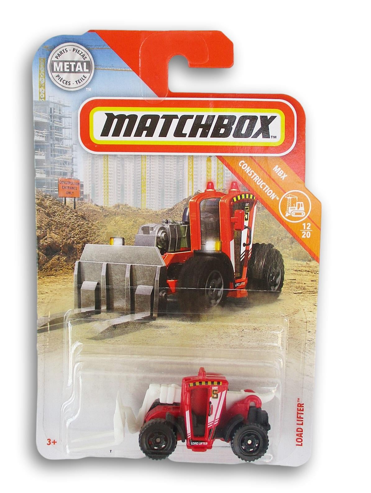 Matchbox MBX Load Lifter Diecast Car 1:64 Scale - Red Construction ...